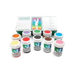 Chefmaster Food Coloring Kit: 1-Ounce Food Coloring by Chefmaster ...