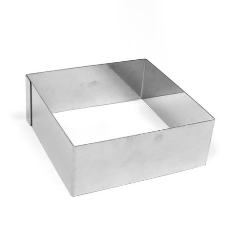 De Buyer Stainless Square Cake Ring, 4-3/4 Cake Rings - BakeDeco.Com