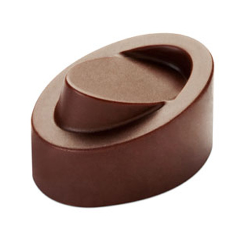 Pavoni Polycarbonate Chocolate Mold Skewed Oval 32x23mm x 19mm High, 21 ...
