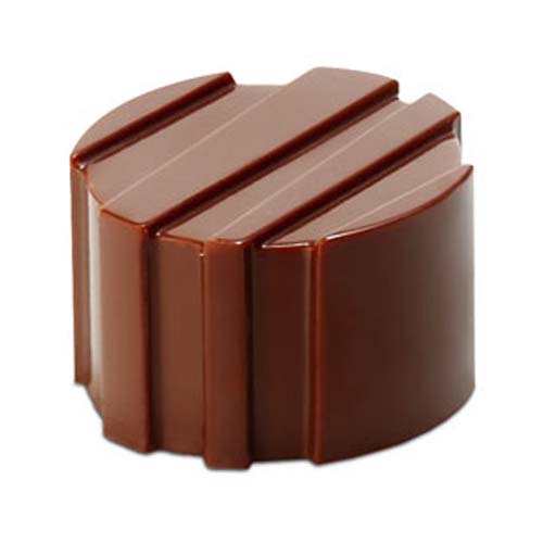 Pavoni Polycarbonate Chocolate Mold Striated Cylinder 26mm Diameter x ...