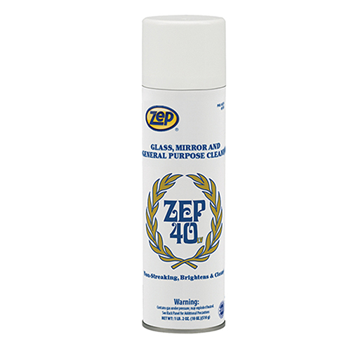 Zep 40 Non-Streaking Cleaner, 18 Oz Janitorial Cleaning Agents ...