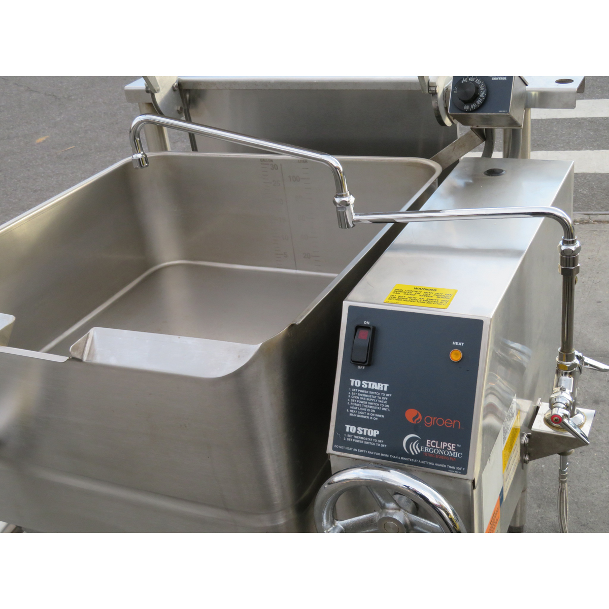 Groen BPM-30G 30 Gallon Manual Tilt Skillet, Used Excellent Condition ...