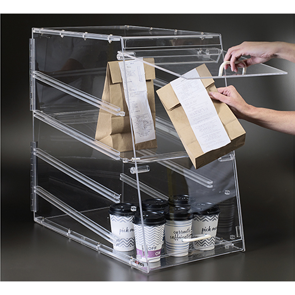Winco Acrylic Display Case - 21 x 18 x 16-1/2 Countertop Display Cases ...