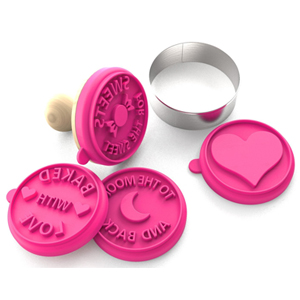 Silicandy Silicone Cookie Stamps Cookie Press - BakeDeco.Com