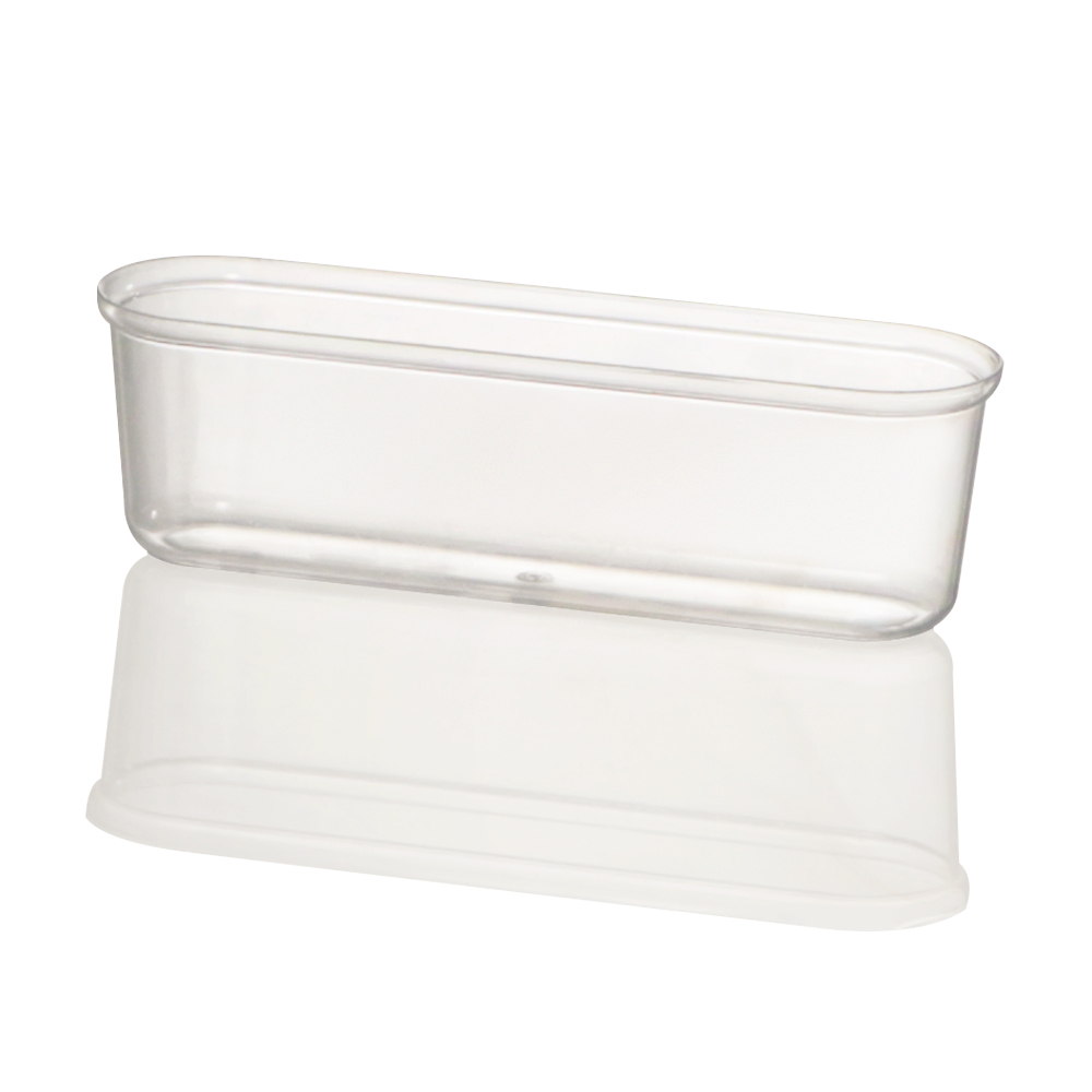 Martellato Clear Plastic Eclair Cups, 5.4 x 1.5 x 1.6 - Pack of 100 ...