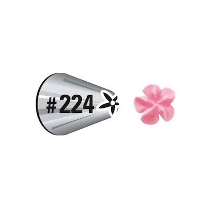 Ateco Pastry Tip, Stainless Steel Seamless Design, Drop Flower ...