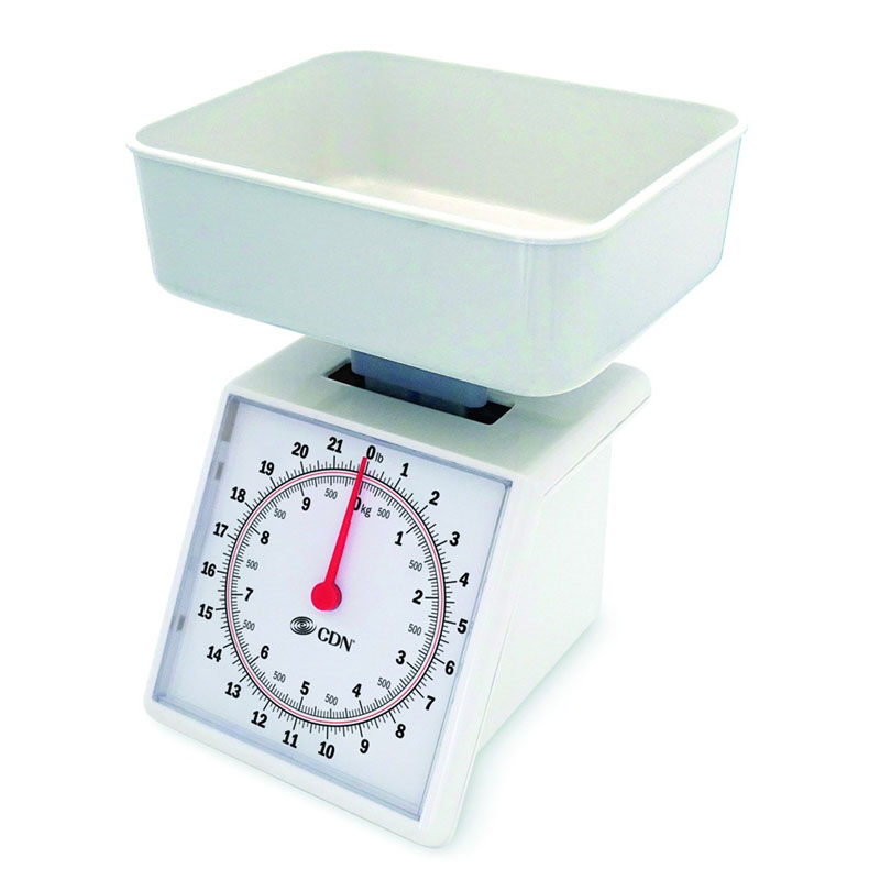 CDN SM2201 Mechanical Portion Control Scale, 22 lb/ 10 kg Dial Portion ...