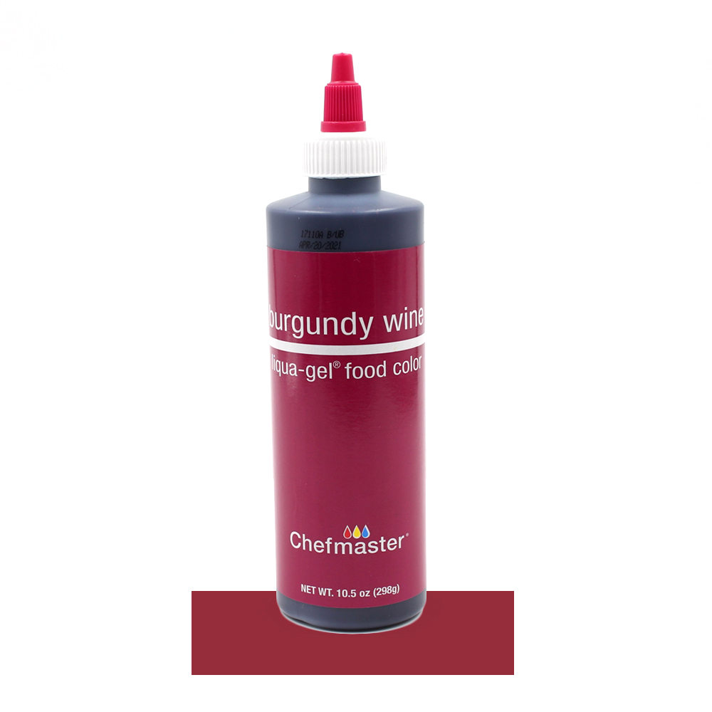 Chefmaster Burgundy Wine Liqua-Gel Food Color, 10.5 Oz. Gel Paste Food ...