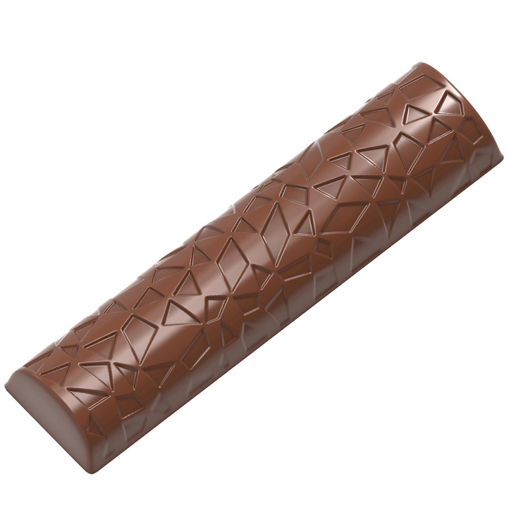 Chocolate World Polycarbonate Chocolate Mold, Log with Triangular ...