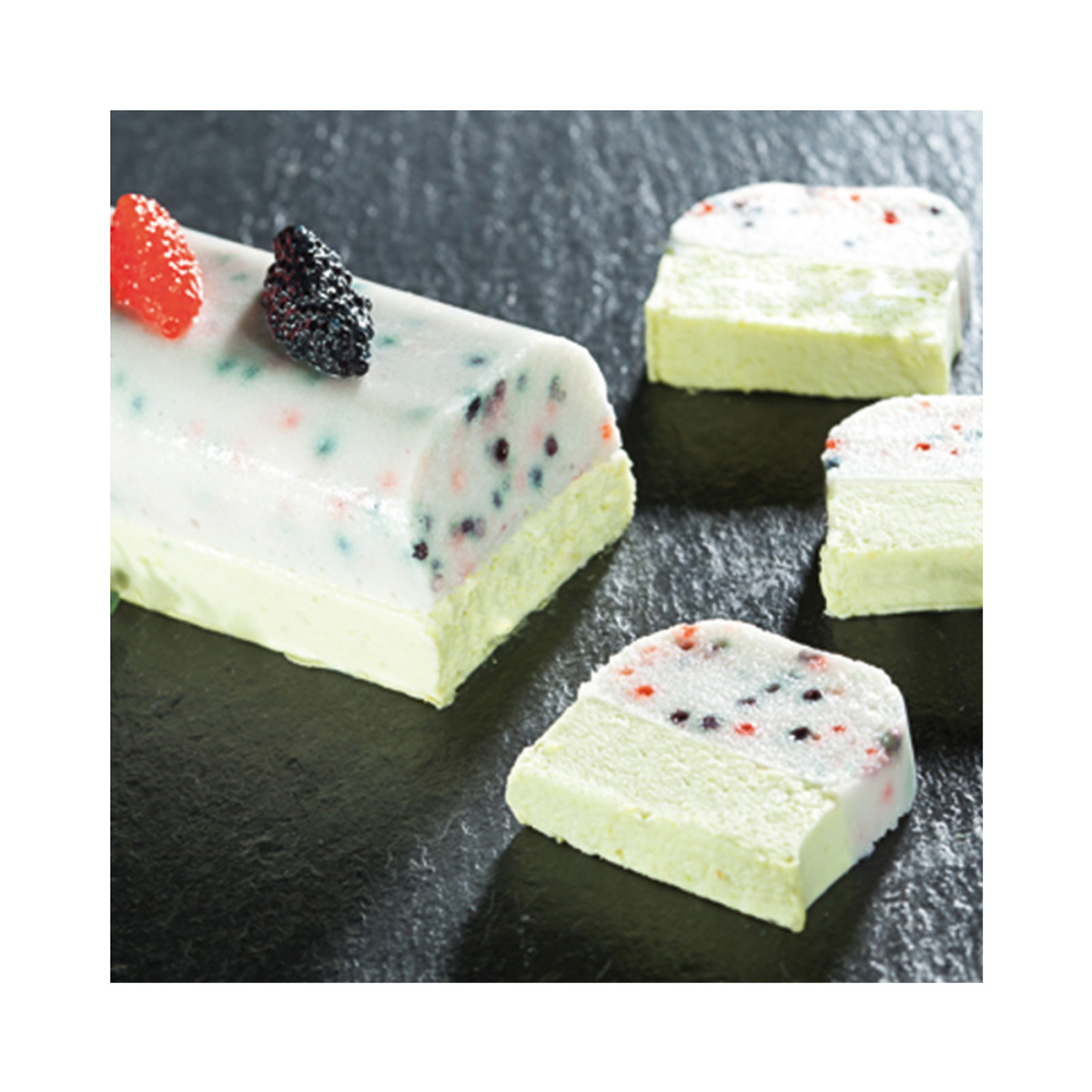 Demarle Flexipan Origine, Long Xmas Log 15.2 oz. (450 ml), 8 cavities ...