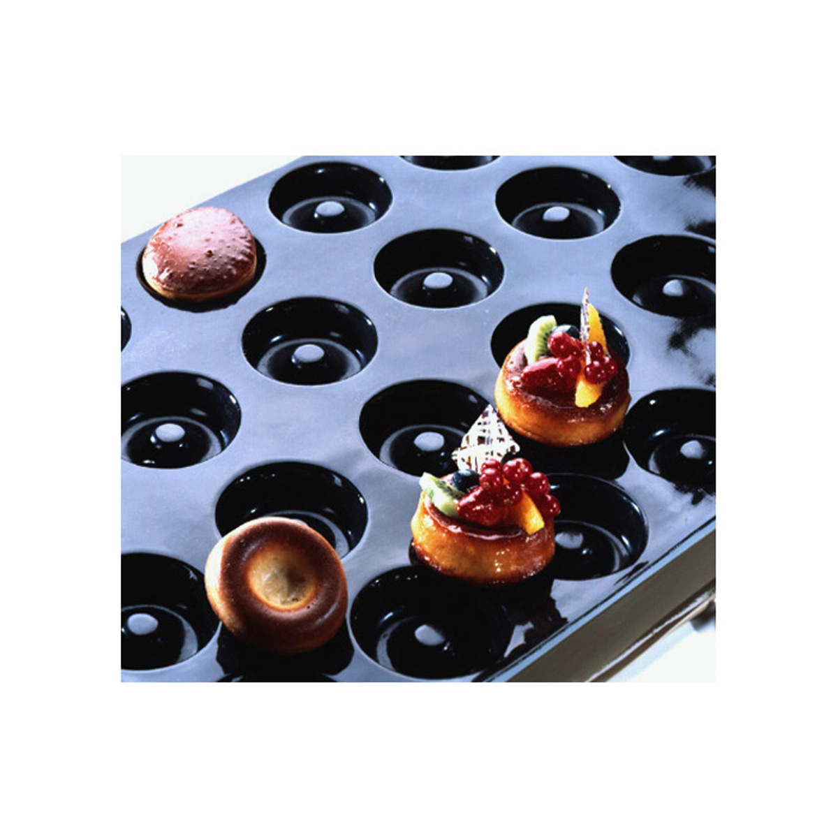 Demarle Flexipan Origine, Savarin 2.2 Oz (65 ml), 24 Cavities Demarle ...