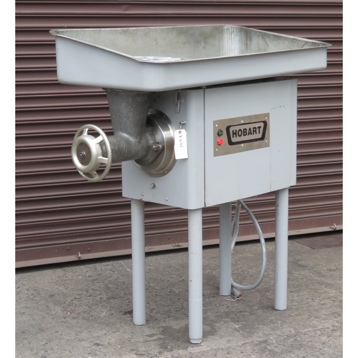 Hobart 4046 Meat Grinder Not Working Sold As Is; Pan, Head & Worm Are ...