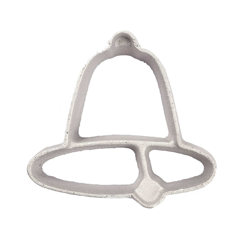 Rosette-Iron Mold, Cast Aluminum Open Bell Rosette Irons - BakeDeco.Com