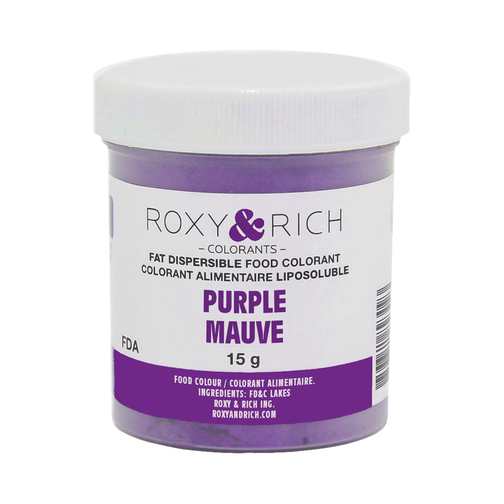 Roxy And Rich Fat Dispersible Purple Powder Food Color 15 Gr Powder