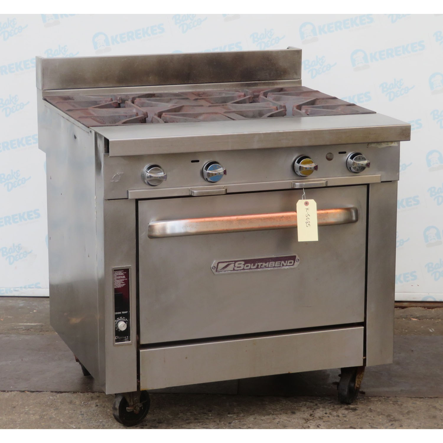 Southbend P36D-XX 36 4 Burner Gas Range, Used Very Good Condition ...