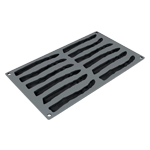 Pavoni GG035S Silicone Baby Banana Mold, 12 Cavities Multiple Cavity ...