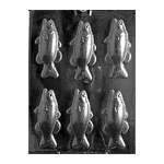 Plastic Chocolate Mold, Fish Lollipop, 4 Cavities Lollipop/Sucker ...