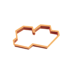Lil Miss Cakes Double Tefillin Cookie Cutter, 3.5 x 3 Shaped Cookie ...